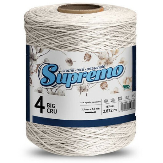 Barbante Supremo Big Cru 4 C/1800G