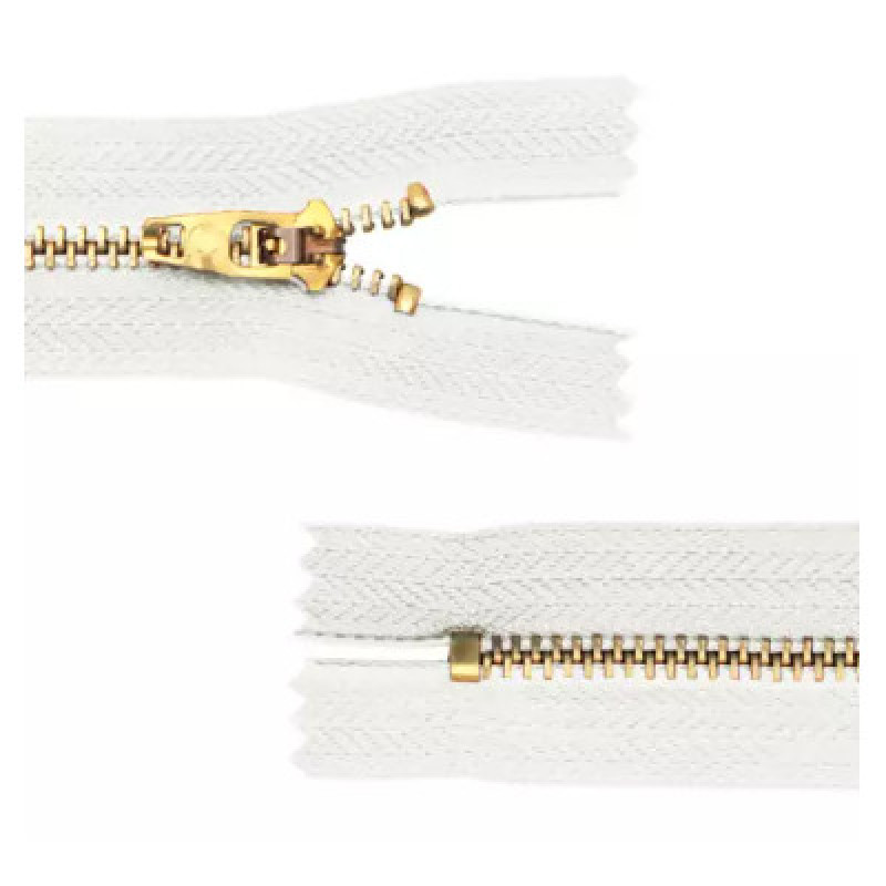 Ziper Circulo Metal N.4 18Cm | Pacote com 10 Ziperes