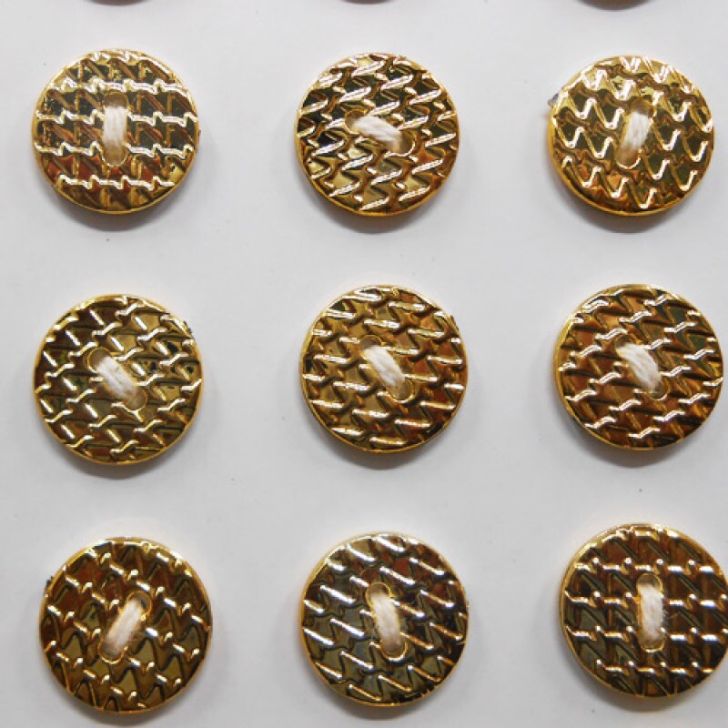 Botao Kr 9214/24 Abs Trab. Dourado C/24