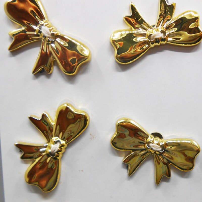 Botao Kr 9252 Laco Abs Dourado C/12