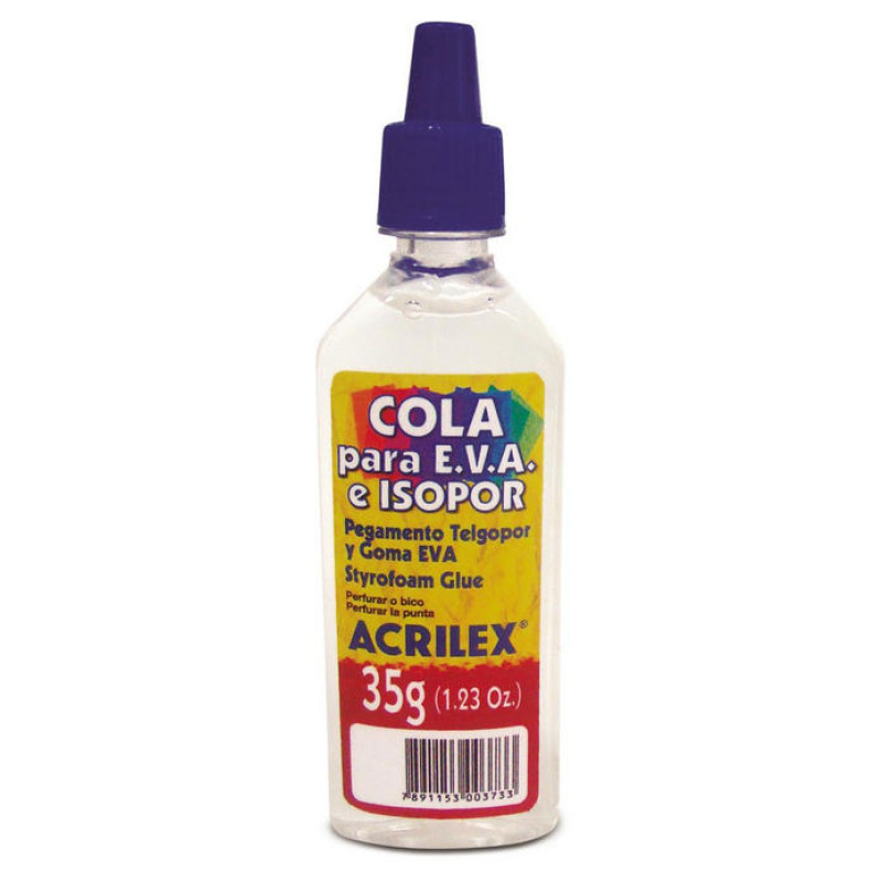 Cola Acrilex 17335 E.V.A.E Isopor 12X35G