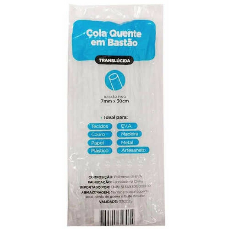 Cola Quente Lulitex Fina 7Mm | Pacote com 1 Kilo