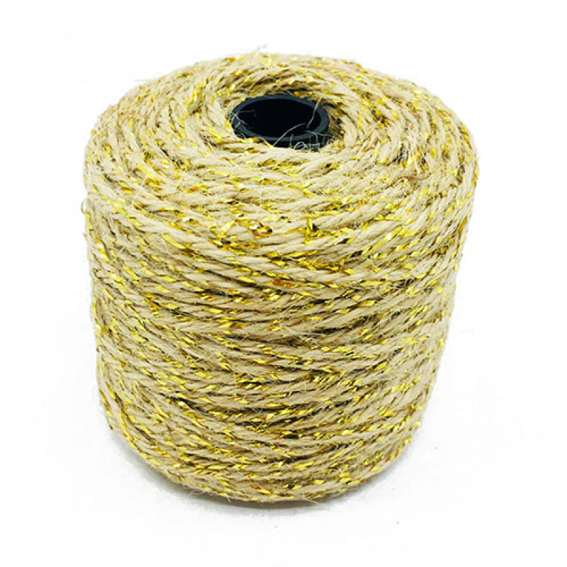 Fio Halley Juta 7224 Natural Lurex Ou50M