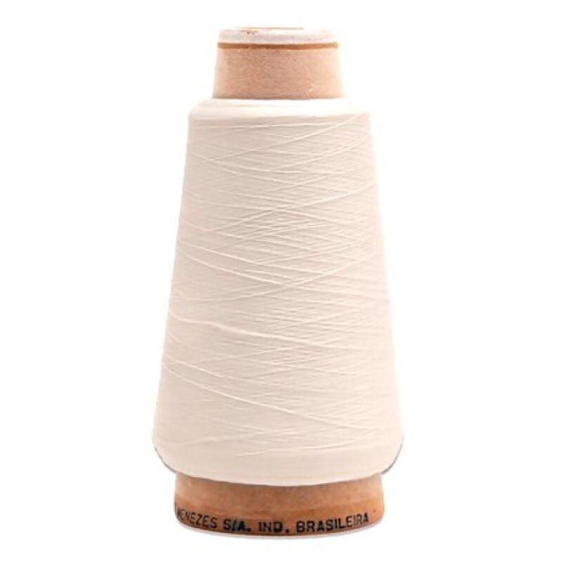 Fio Ok Branco Overlock | Cone com 5000 Jardas