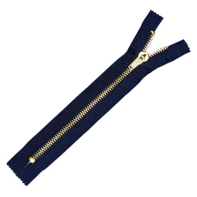 Ziper Corr Metal Gr Fixo M50M 15Cm | Pacote com 10 ziperes