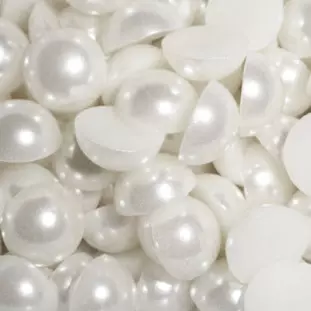 Contas Trama Meia Perola S/Furo 6Mm 500G